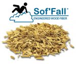 Rubber Playground Surfacing-Engineered Wood Fiber: Sof'Fall